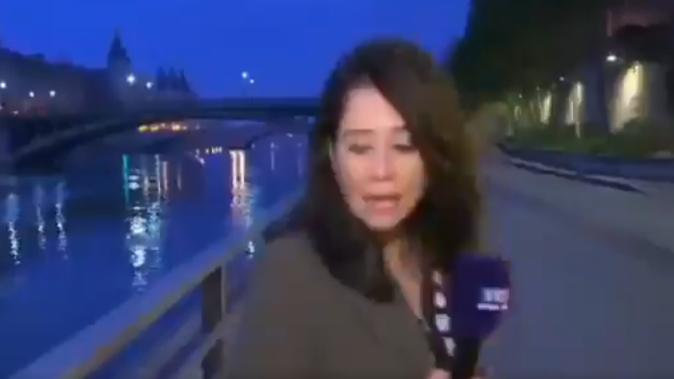 Les JO sont dans 13 jours:.. Journaliste LCI apeurée... "HAAAA... Un ...